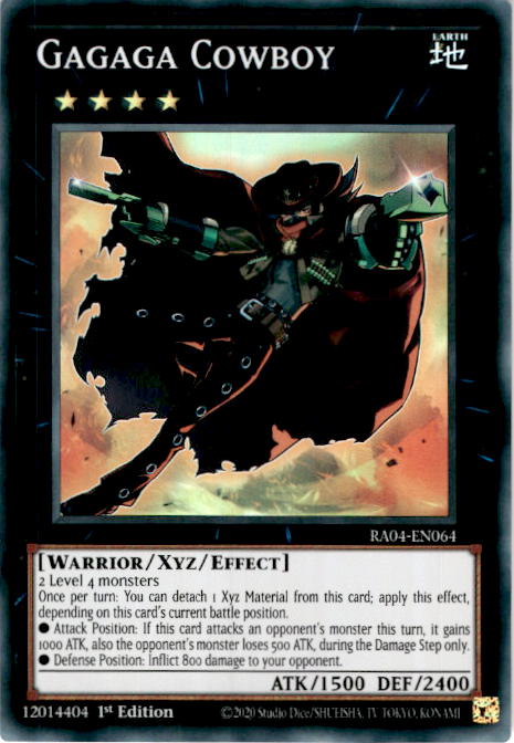 [SUPER RARE] Gagaga Cowboy - RA04-EN064 – Cherry Collectables