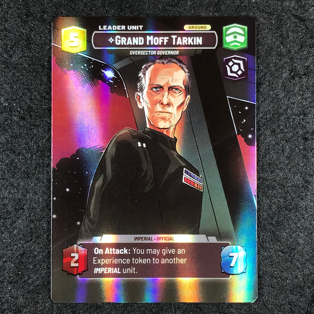 FOIL SHOWCASE Grand Moff Tarkin - Oversector Governor - #258 - Leader ...