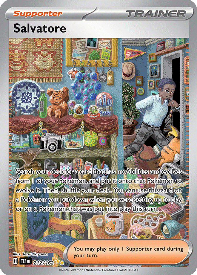 Salvatore - 212/162 - Special Illustration Rare Temporal Forces – Cherry Collectables