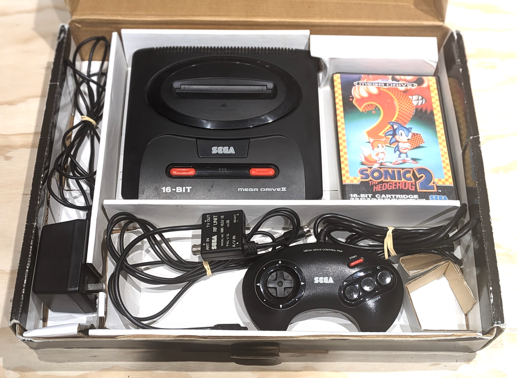 SEGA MEGA DRIVE 2 & Sonic The Hedgehog 2 Boxed Console – Cherry ...