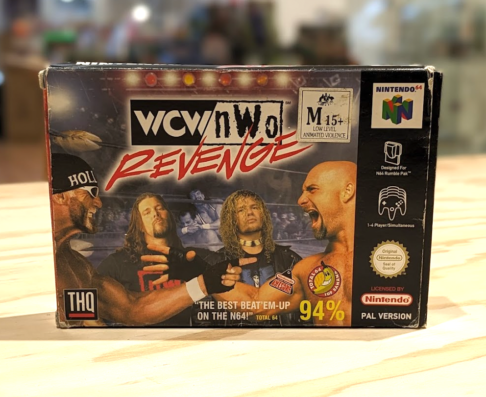 WCW NWO REVENGE Nintendo 64 PAL Boxed Game – Cherry Collectables