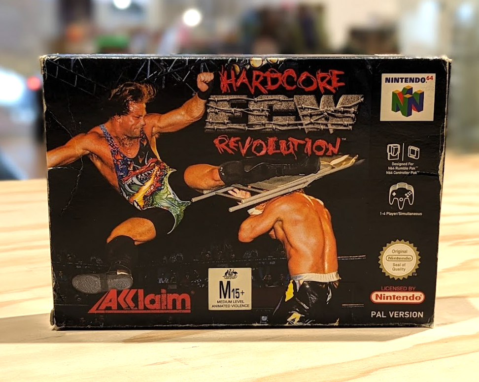 HARDCORE ECW REVOLUTION Nintendo 64 PAL Boxed Game – Cherry Collectables