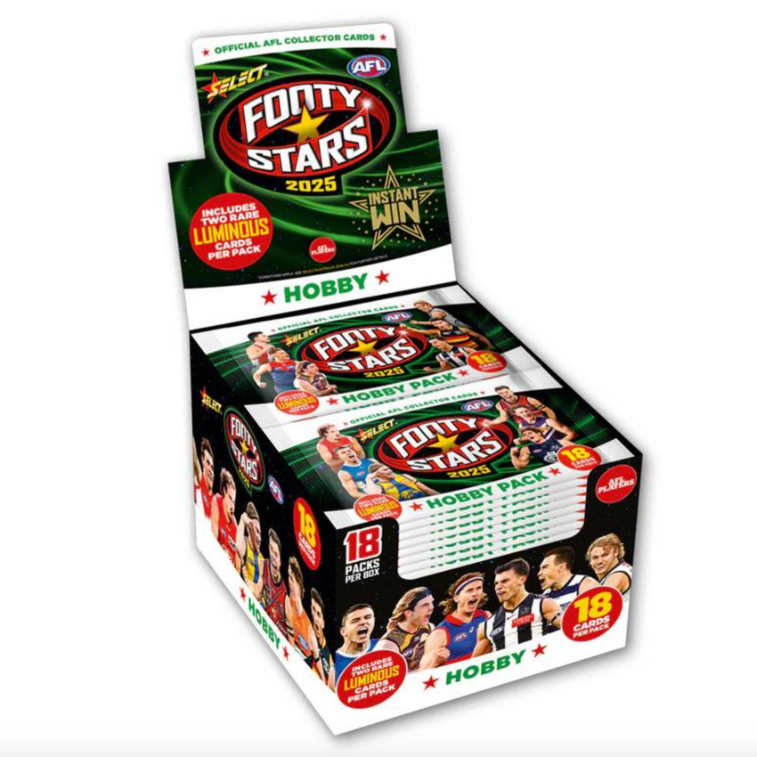2025 Select AFL Footy Stars Hobby Box | Daicos Brownlow Predictor – Cherry Collectables