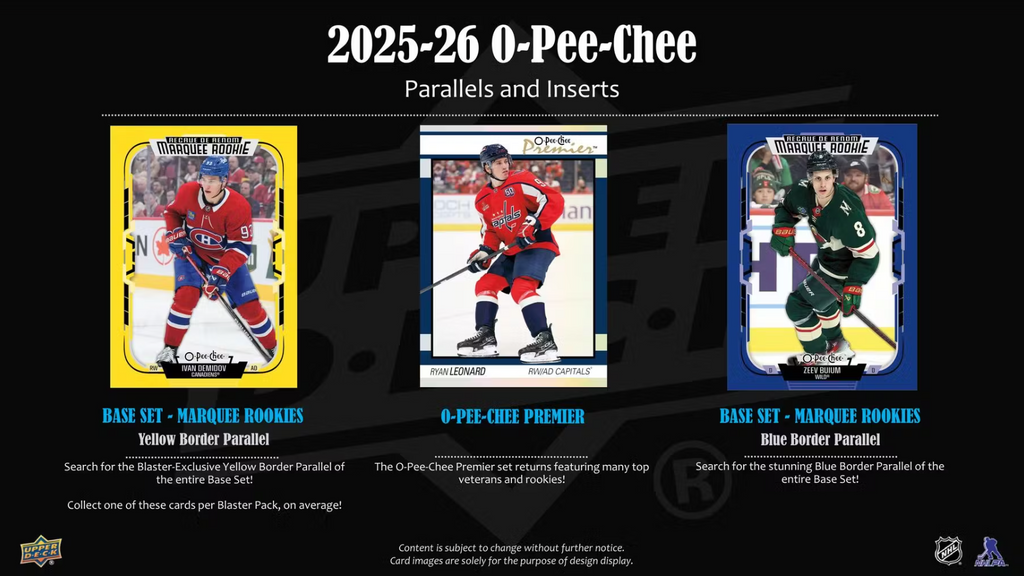 2025-26 Upper Deck O-Pee-Chee Hockey 9-Pack Blaster Box | Demidov RC ...