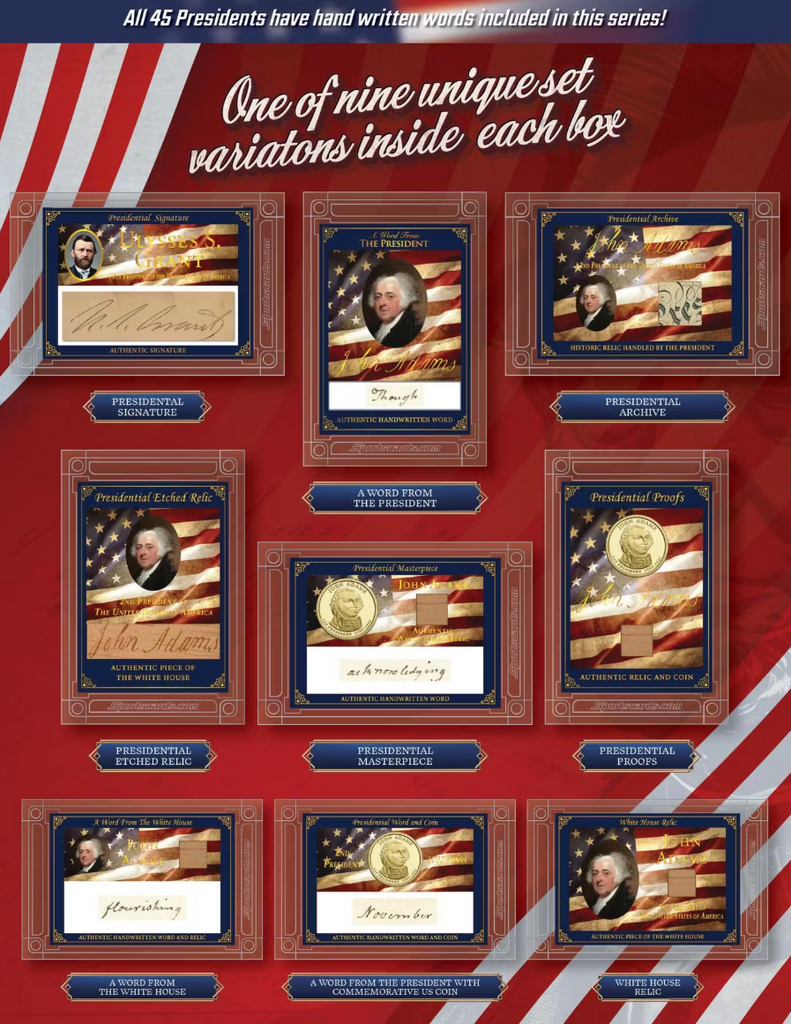 2025 POTUS A Word from the President Hobby Box | Trump Signature ...