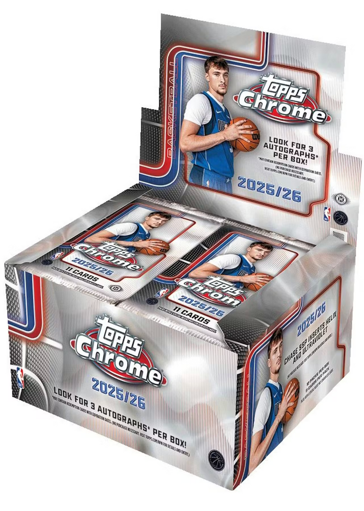 2025-26 Topps Chrome Basketball Jumbo Box | Cooper Flagg RC 1/1 Auto ...