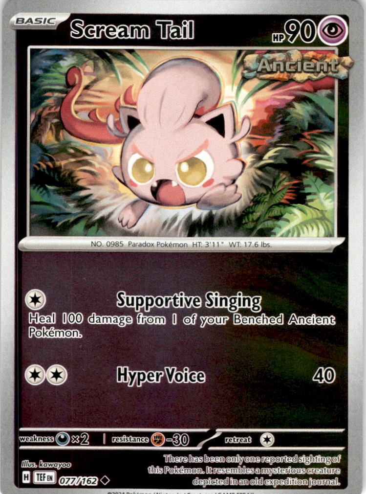 Scream Tail - 077/162 - Uncommon Temporal Forces – Cherry Collectables