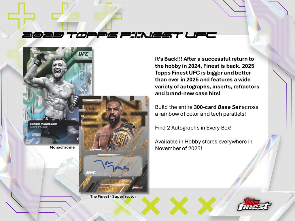 2025 Topps Finest UFC 1-Box Opening #30408 - Random Pack - Nov 24 (4pm ...