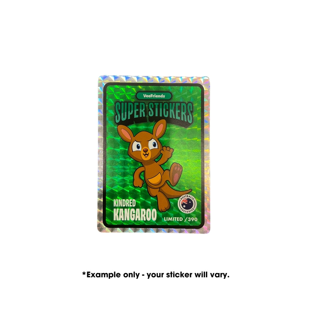 VeeFriends - Exclusive Kindred Kangaroo Super Sticker Pack – Cherry ...