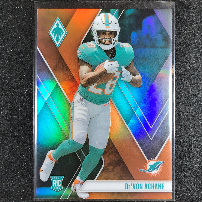 2023 Phoenix Football Devon Achane Rookie Base Orange 59/99 – Cherry ...