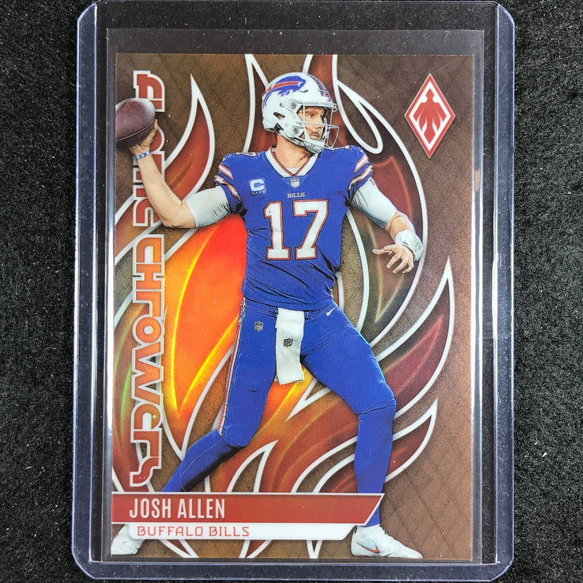 2023 Phoenix Football JOSH ALLEN Flame Throwers Bronze 7/50 – Cherry ...