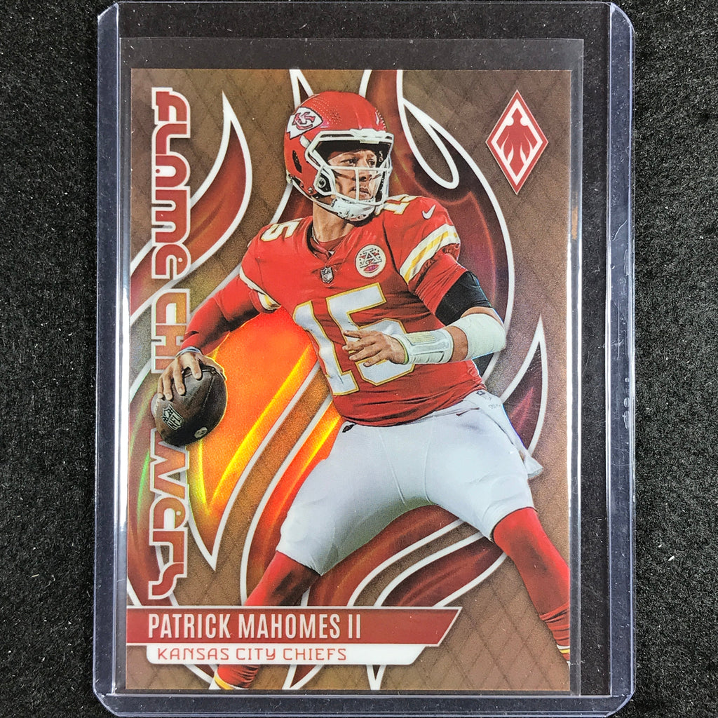2023 Phoenix Football PATRICK MAHOMES II Flame Throwers Bronze 12/50 ...
