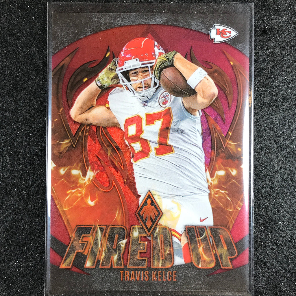 2023 Phoenix Football Travis Kelce Fired Up Red 3/199 – Cherry Collectables