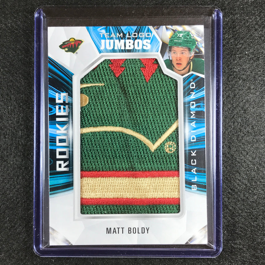2022-23 Black Diamond Nhl Matt Boldy Rookie Logo Jumbo Manufactured Re ...