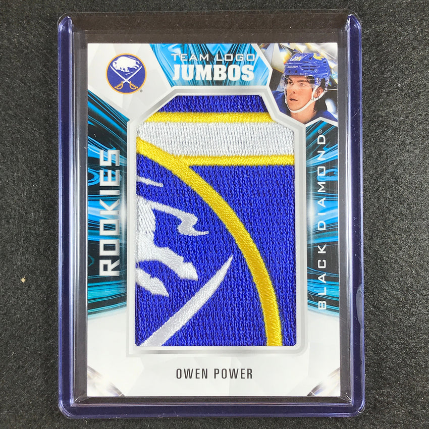 2022-23 Black Diamond Nhl Owen Power Rookie Logo Manufactured Relic No ...