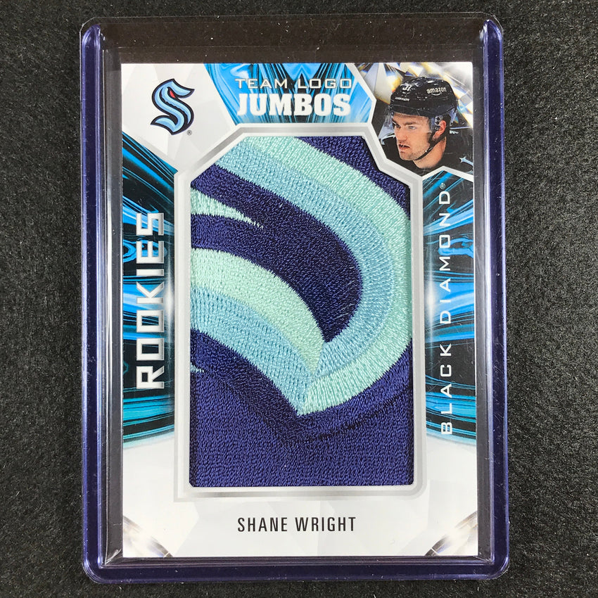 2022-23 Black Diamond Nhl Shane Wright Rookie Logo Manufactured Relic ...