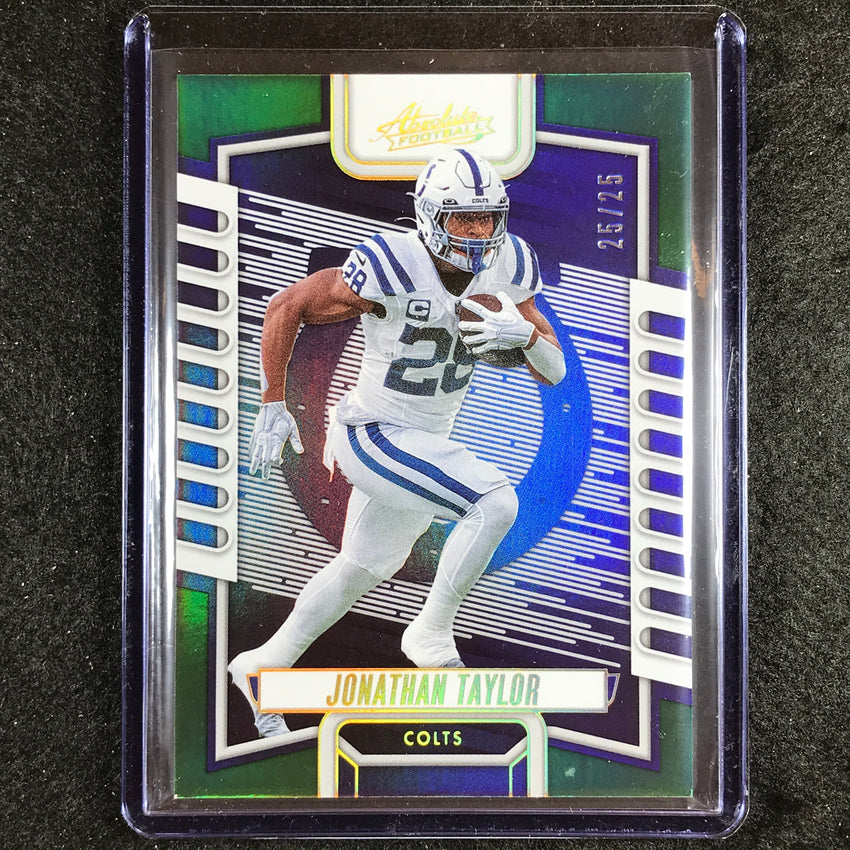 2023 Absolute Football Jonathan Taylor Base Green Spectrum 25/25 ...