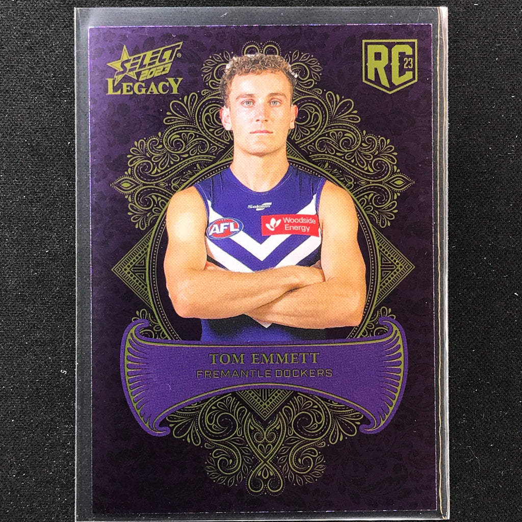 2023 Legacy Afl Tom Emmett Legacy Plus Rookie 277/425 – Cherry Collectables