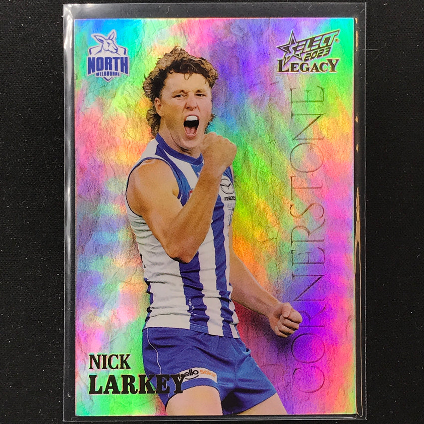 2023 Legacy AFL NICK LARKEY Cornerstone 66/85 – Cherry Collectables