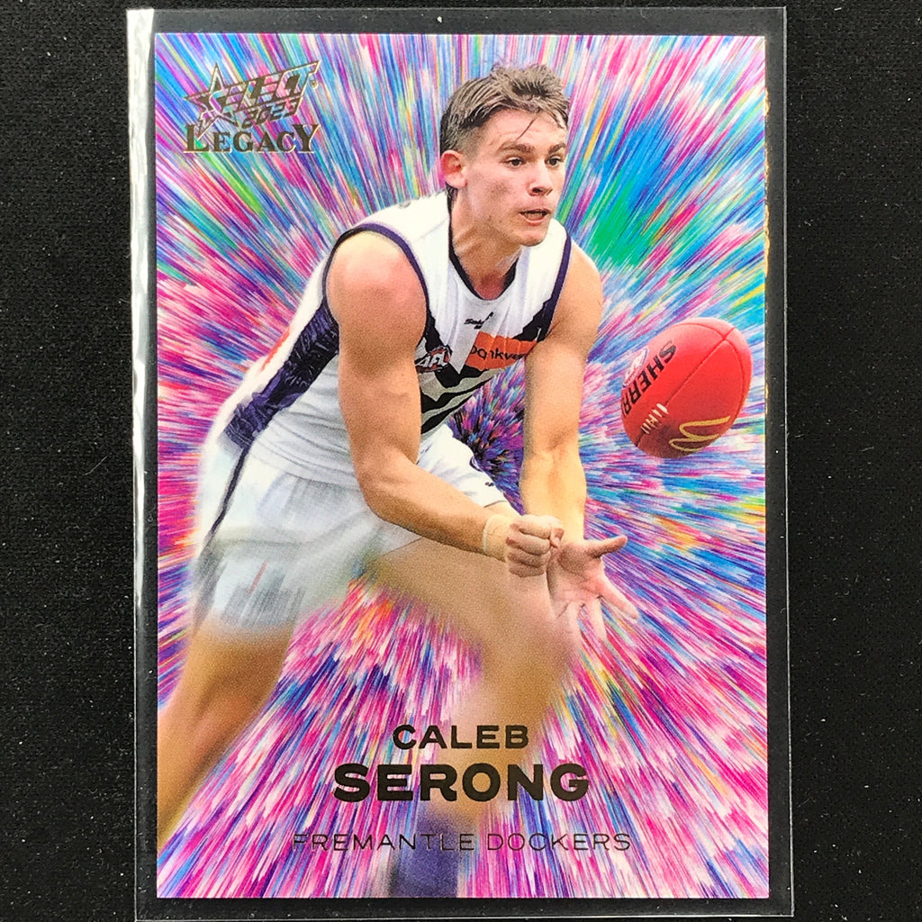 2023 Legacy Afl Caleb Serong Vortex 27/60 – Cherry Collectables