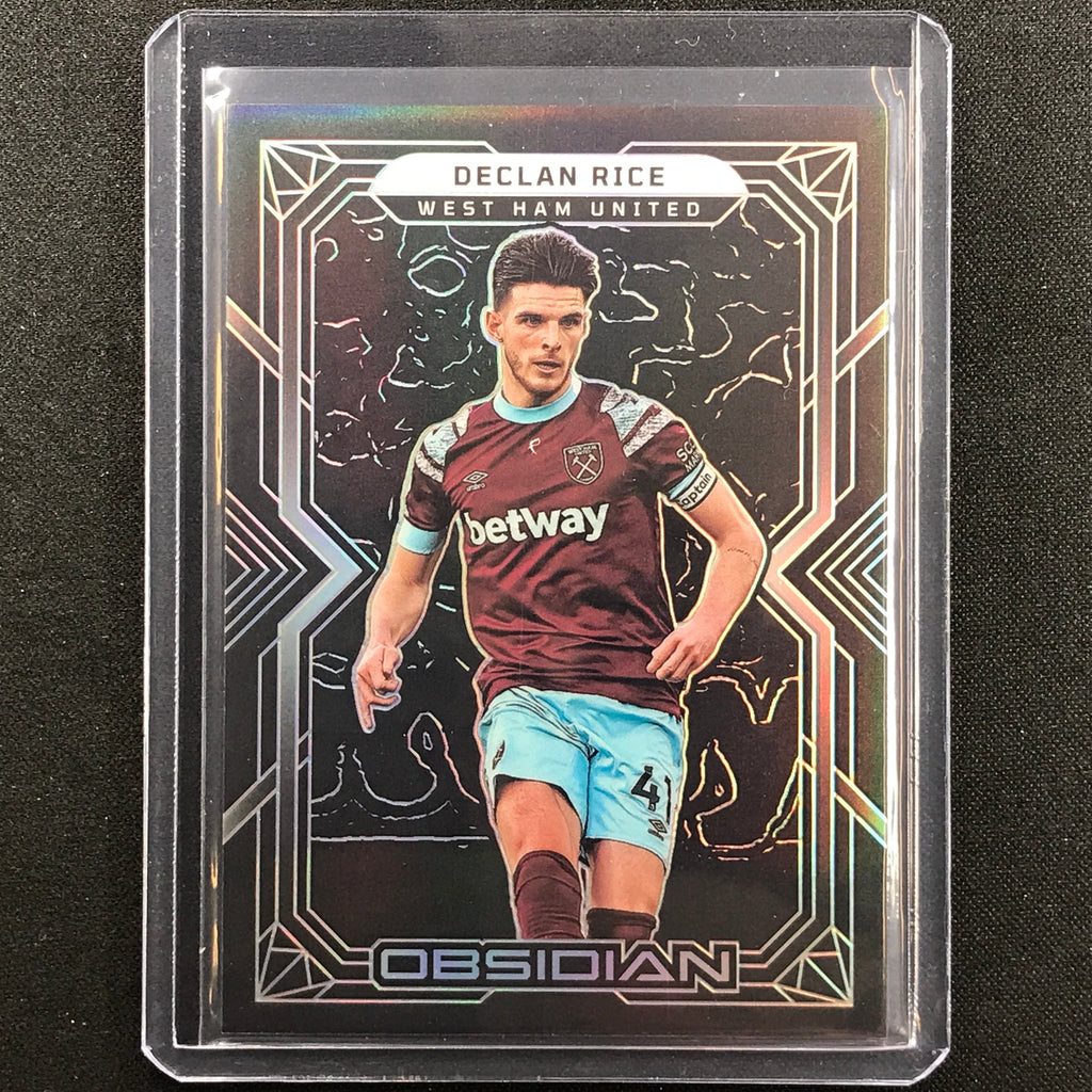 2022-23 Obsidian Declan Rice Base Silver 20/115 – Cherry Collectables