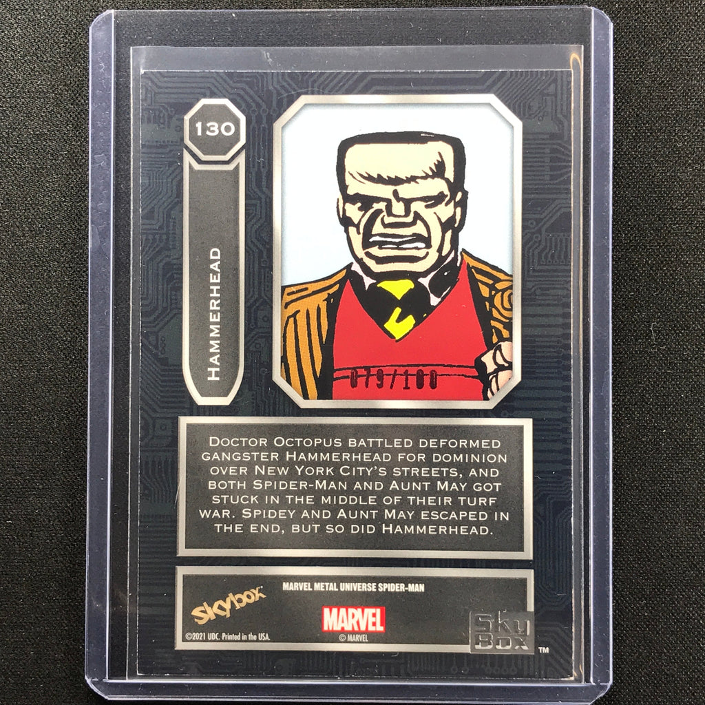 2021-2022 Marvel Spider-man Metal Hammerhead High Precious Gems Pmg Re ...