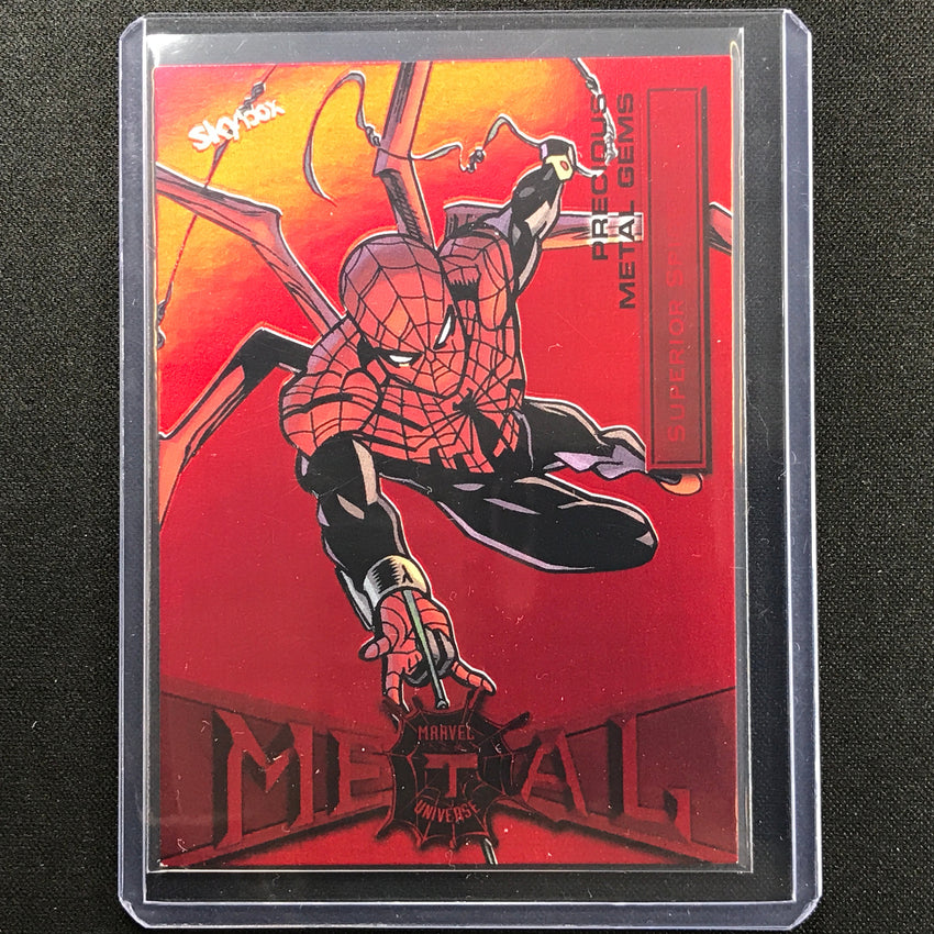 2021-2022 Marvel Spiderman Metal Superior Spider-man Precious Gem Pmg ...