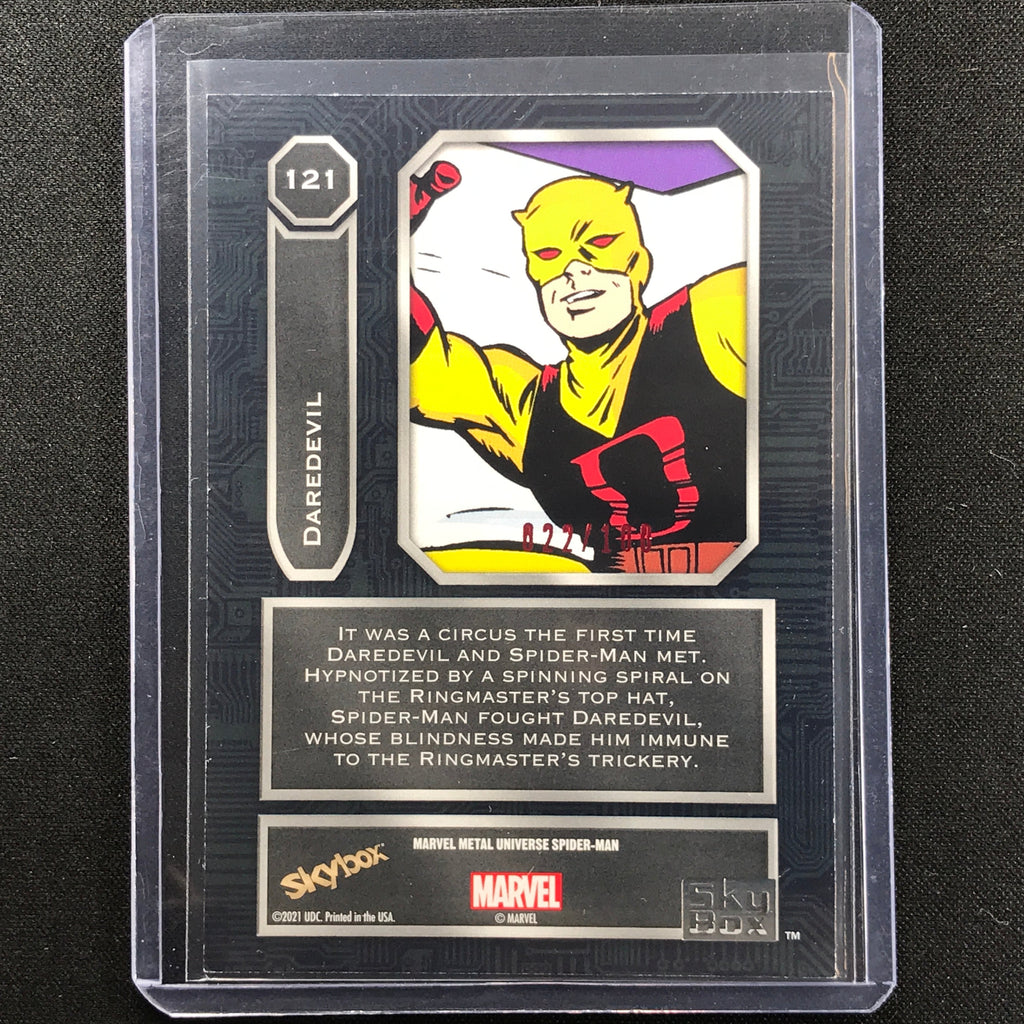 2021-2022 Marvel Spider-man Metal Daredevil High Precious Gems Pmg Red ...