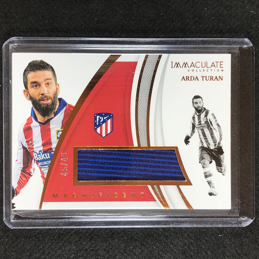 2021 Immaculate Arda Turan Magnificent Memorabilia Jersey Relic Bronze ...