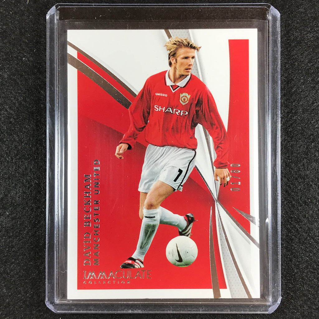 2021 Immaculate DAVID BECKHAM Base Silver 1/80 – Cherry Collectables
