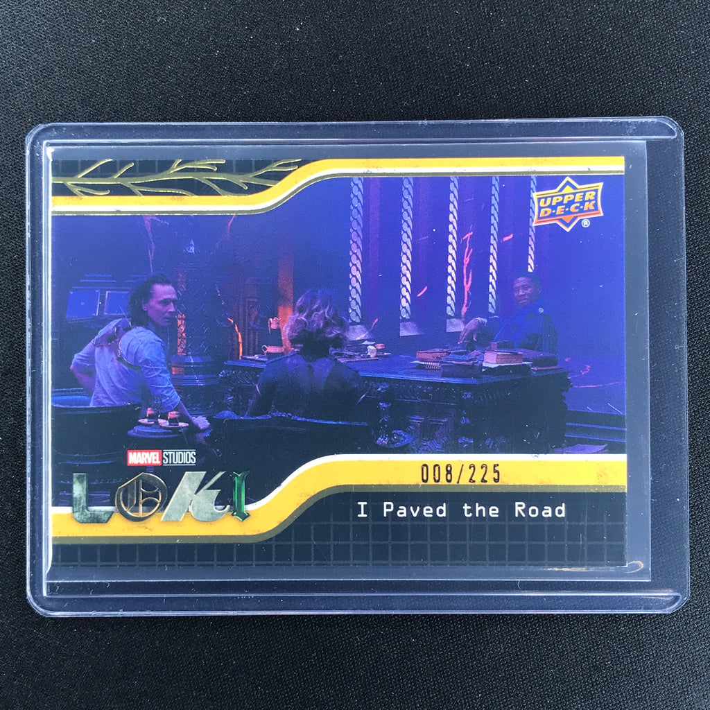 2023 Loki Season 1 I PAVED THE ROAD Base Yellow /225 #79 – Cherry ...