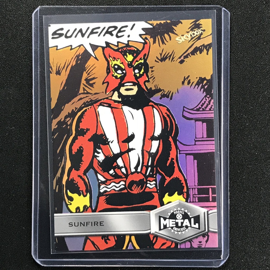 2021 Marvel X-Men Metal Universe SUNFIRE Base High Series Pink 7/75 #1 ...