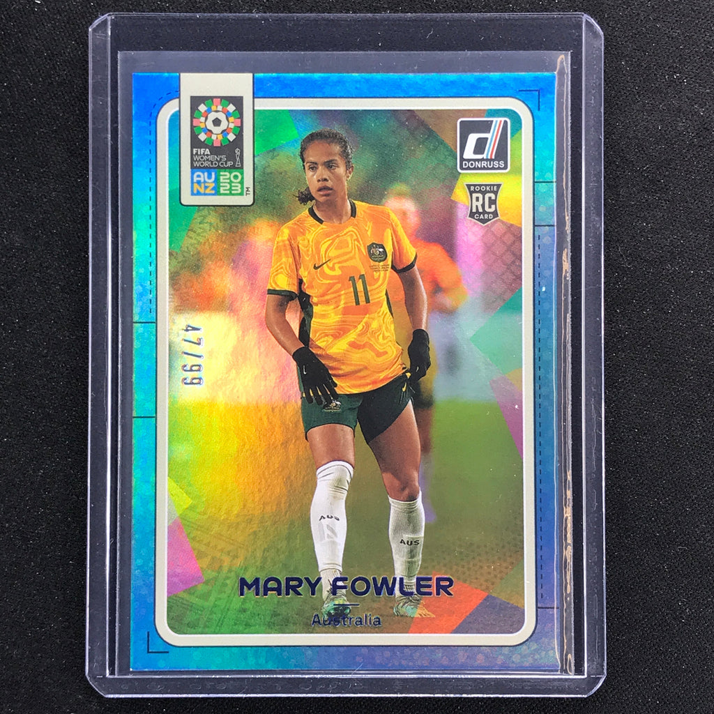 2023 Donruss Fifa Womens World Cup Mary Fowler Sp Rookie Blue 47/99 No ...