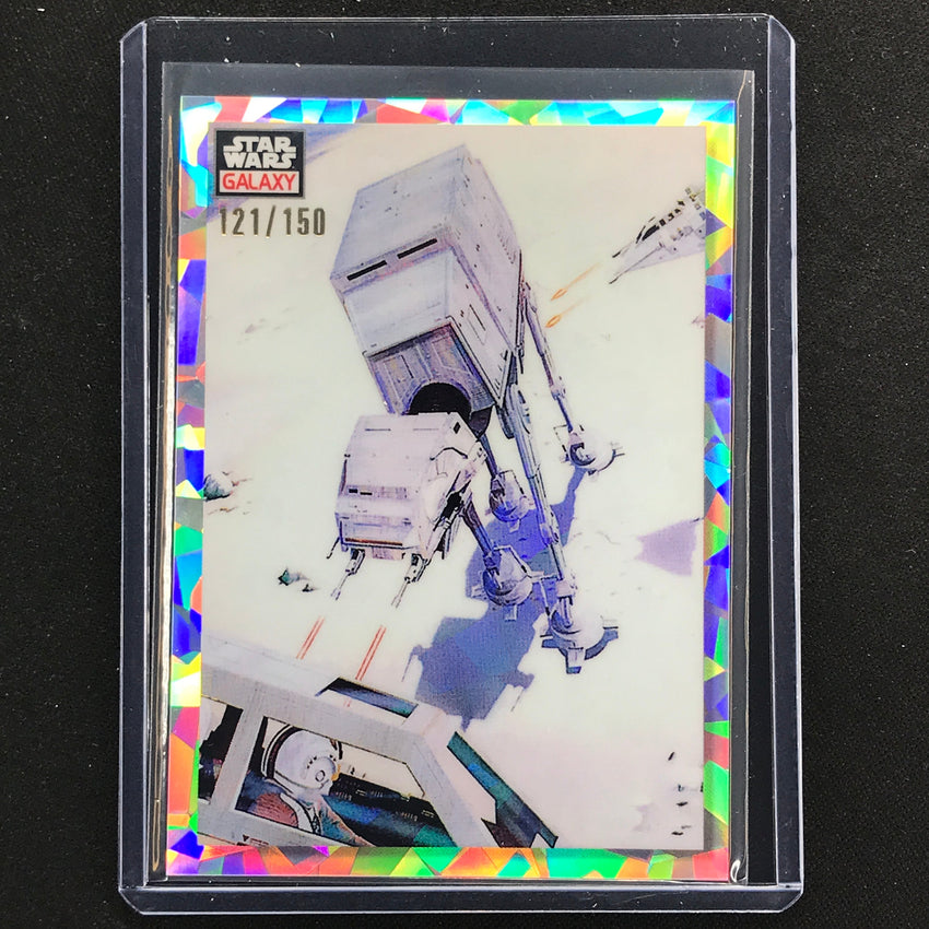 2023 Star Wars Galaxy Chrome Hoth From The Air Base Atomic 121/150 No ...