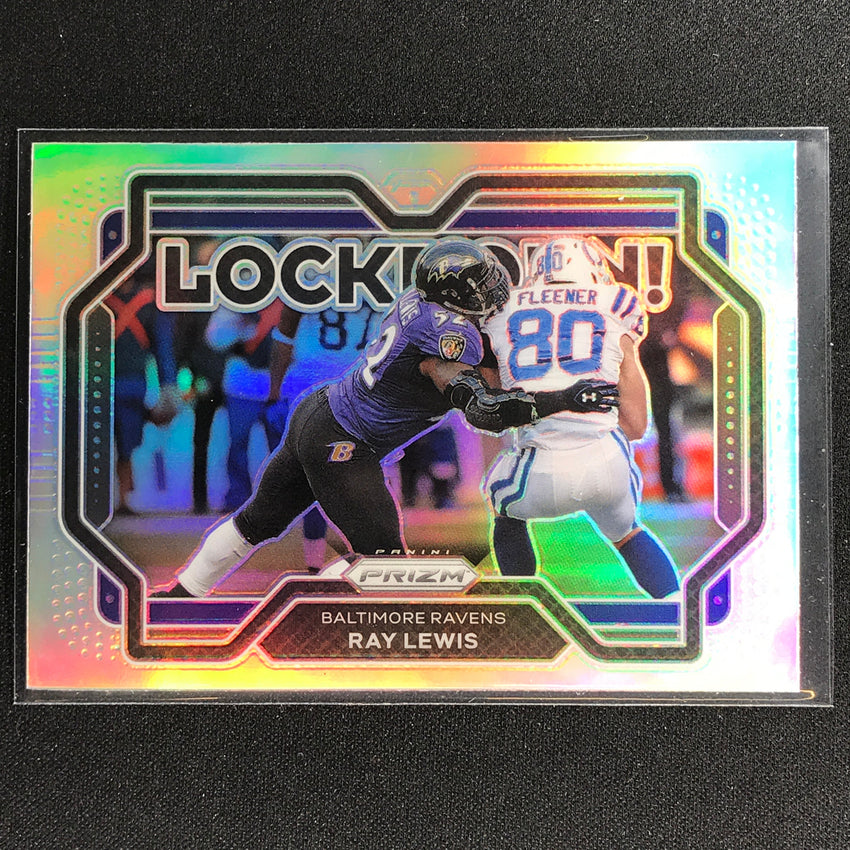 2021 Prizm Ray Lewis Lockdown Silver No 21 – Cherry Collectables