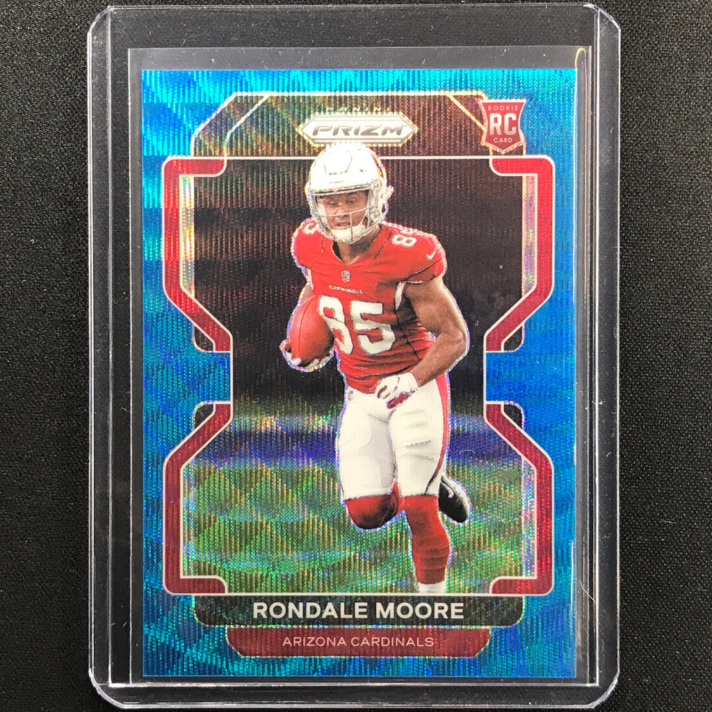 2021 Prizm Rondale Moore Rookie Blue Wave 192/199 – Cherry Collectables