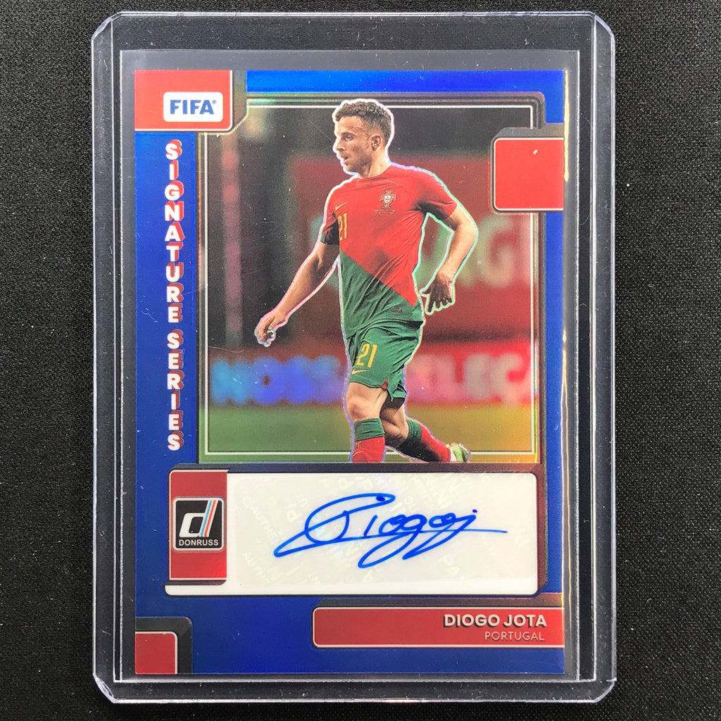 2022-23 Donruss FIFA DIOGO JOTA Signature Series Auto Blue 7/99 ...