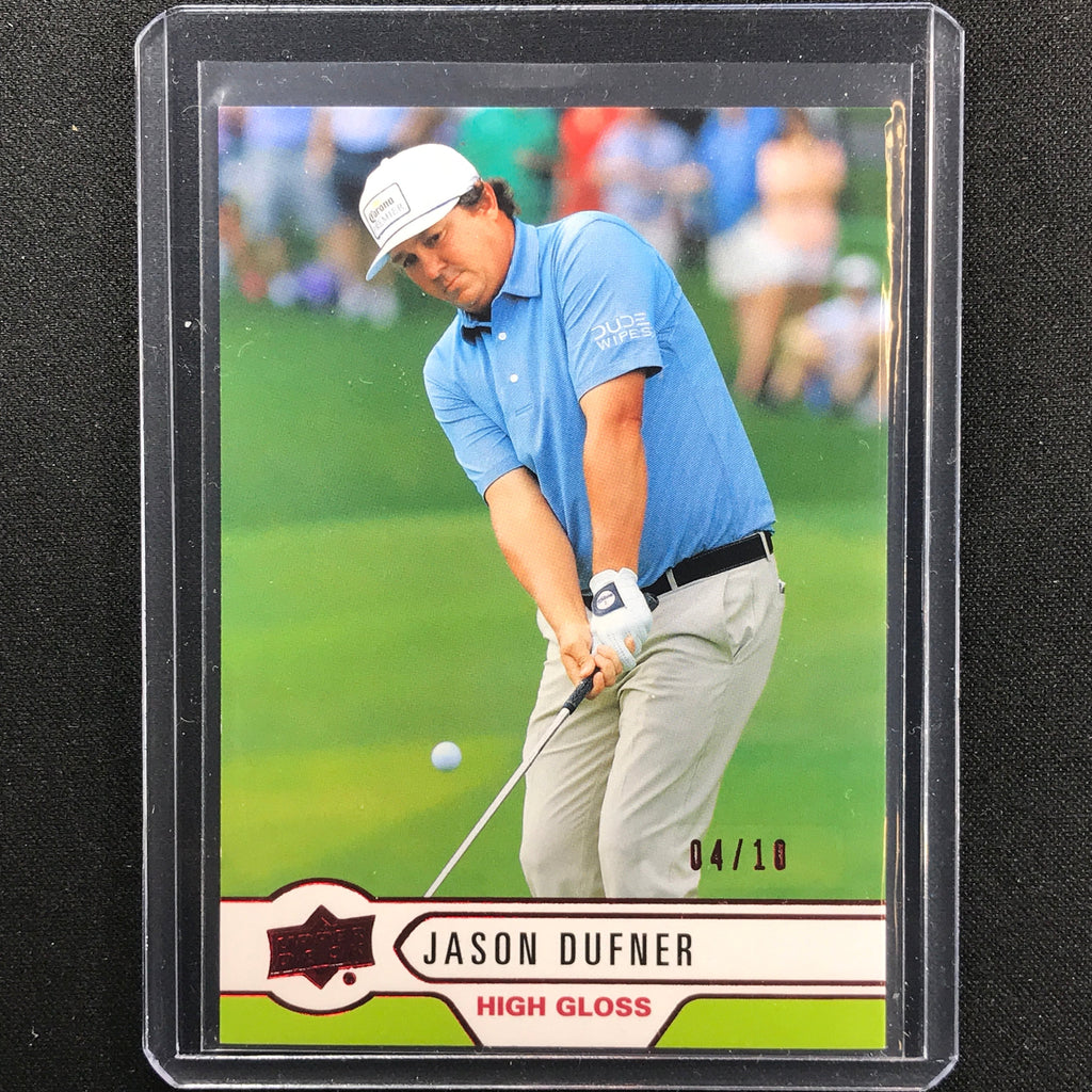 2021 Sp Authentic Golf Jason Dufner Upper Deck High Gloss 4/10 – Cherry ...
