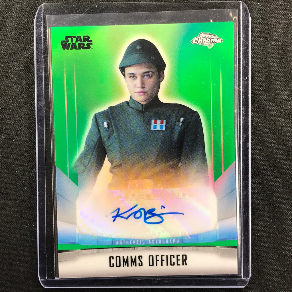 2022 Chrome Star Wars Mandalorian Beskar Katy Obrian As Comms Officer ...