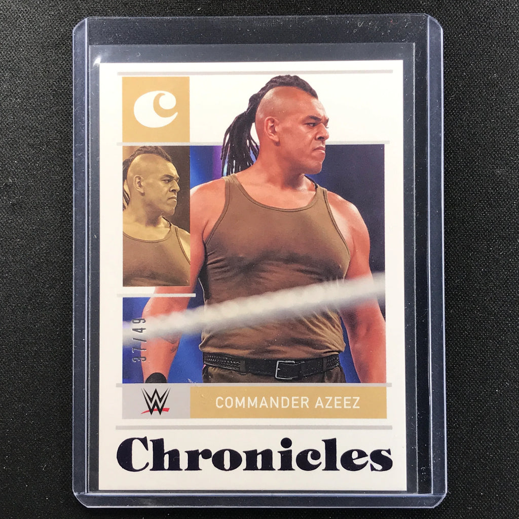 2022 Chronicles Wwe Commander Azeez Base Set Chronicles Purple 37/49 ...