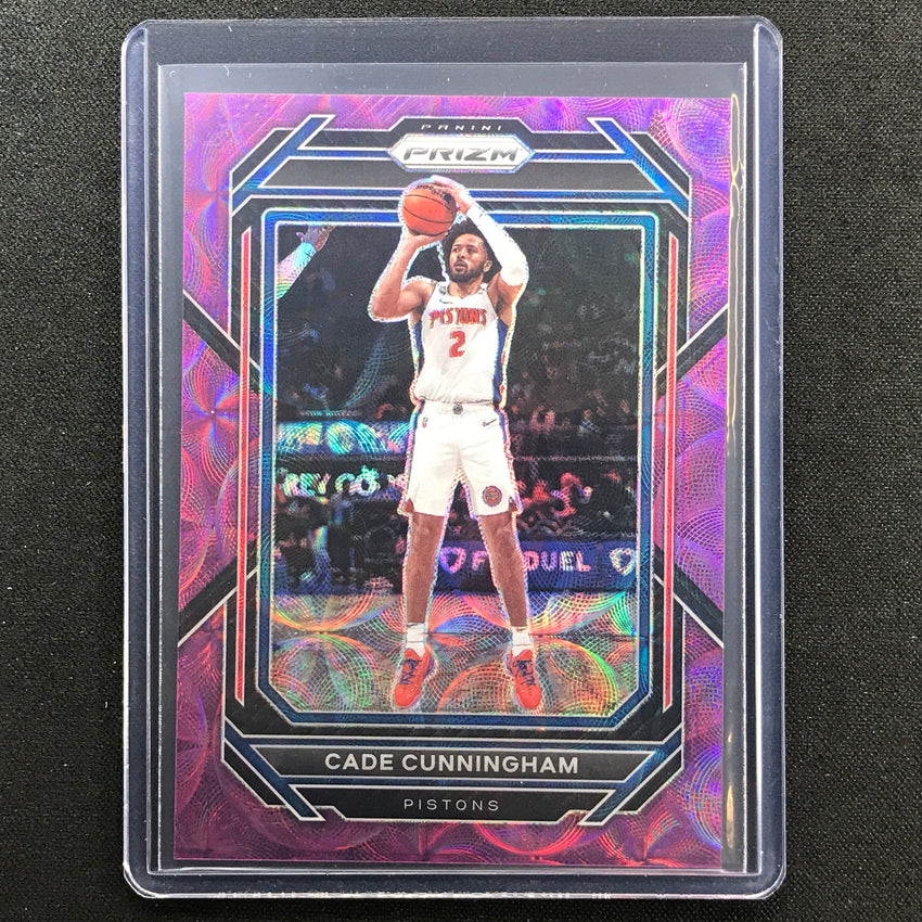 2022-23 Prizm Cade Cunningham Choice Purple Scope 5/20 – Cherry ...