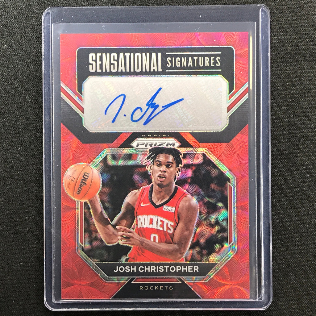 2022-23 Prizm JOSH CHRISTOPHER Sensational Signatures Auto Choice Red ...