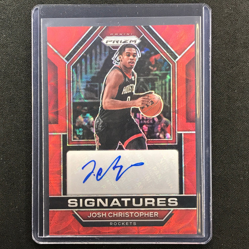 2022-23 Prizm JOSH CHRISTOPHER Signatures Auto Choice Red Scope #JCH ...