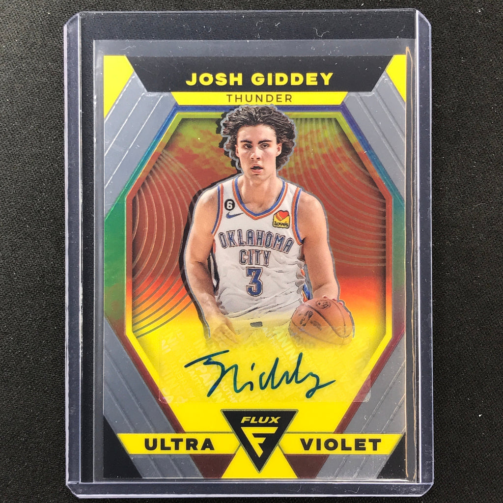2022-23 Flux Josh Giddey Ultraviolet Signatures Auto Base No Jgd ...