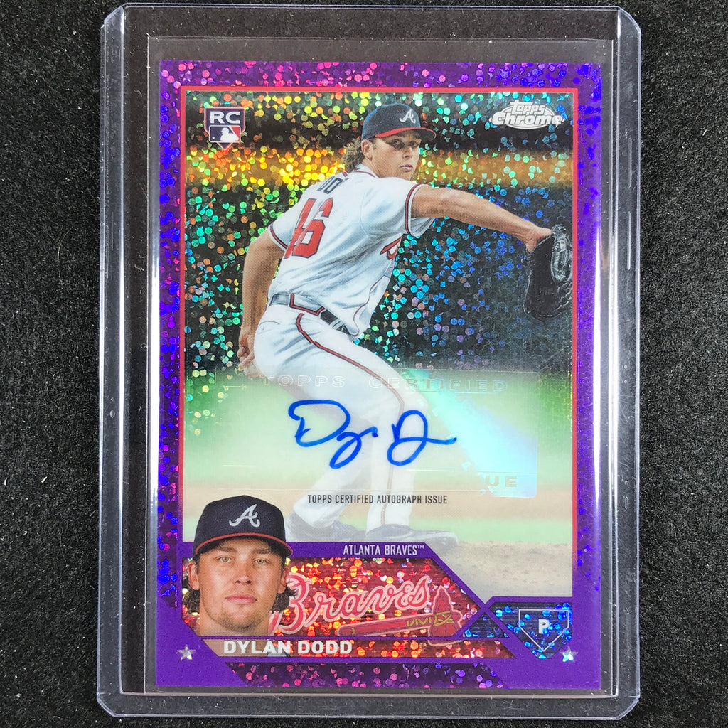 2023 Chrome Update Dylan Dodd Rookie Auto Purple Speckle 276/299 ...