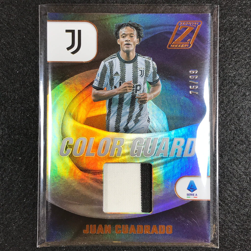 2022-23 Chronicles Serie A Juan Cuadrado Zenith Color Guard Jersey Rel ...