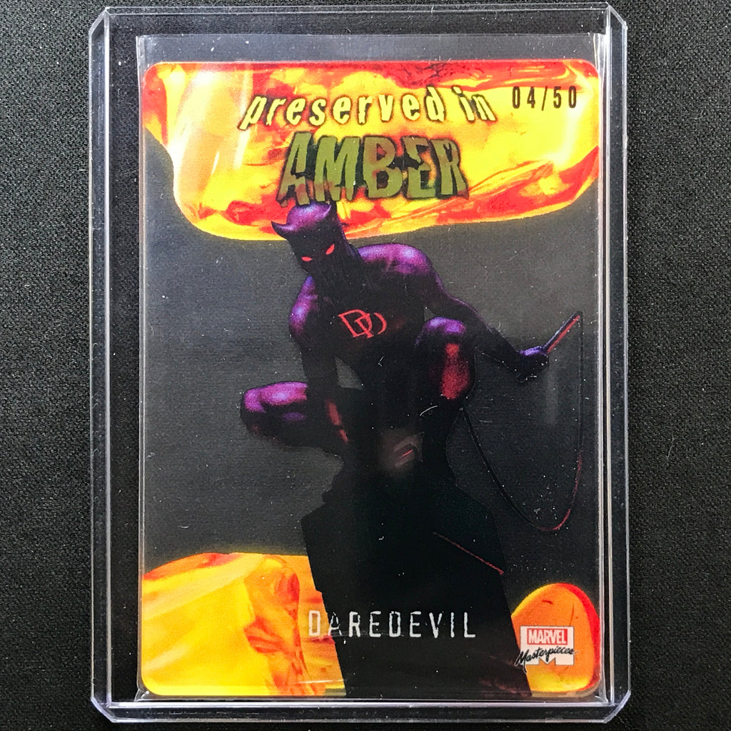2022 Marvel Masterpieces Daredevil Preserved In Amber Plexiglass Aceta ...