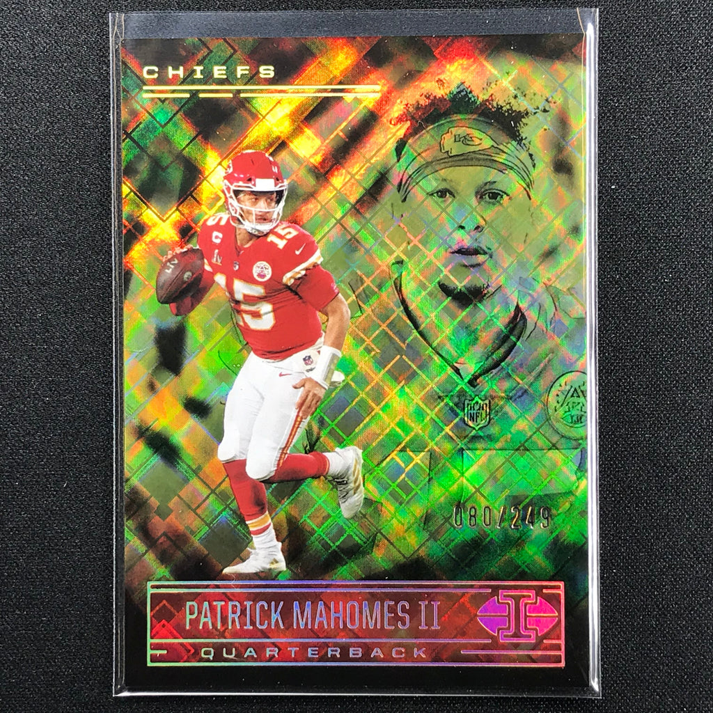 2021 Illusions Patrick Mahomes Ii Trophy Collection Yellow Diamond 80 ...