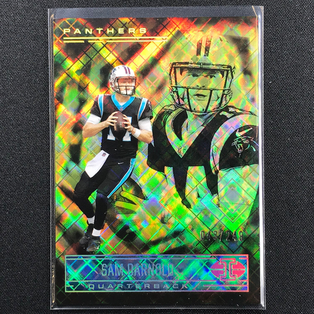 2021 Illusions Sam Darnold Trophy Collection Yellow Diamond /249 ...