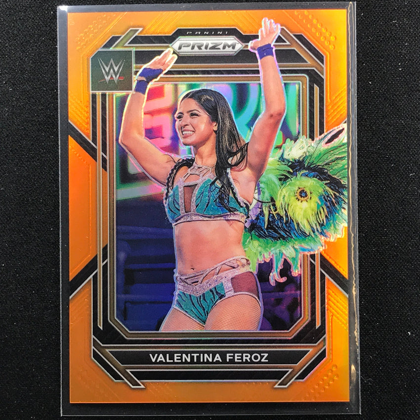 2023 Prizm WWE VALENTINA FEROZ Vertical Orange 94/99 – Cherry Collectables